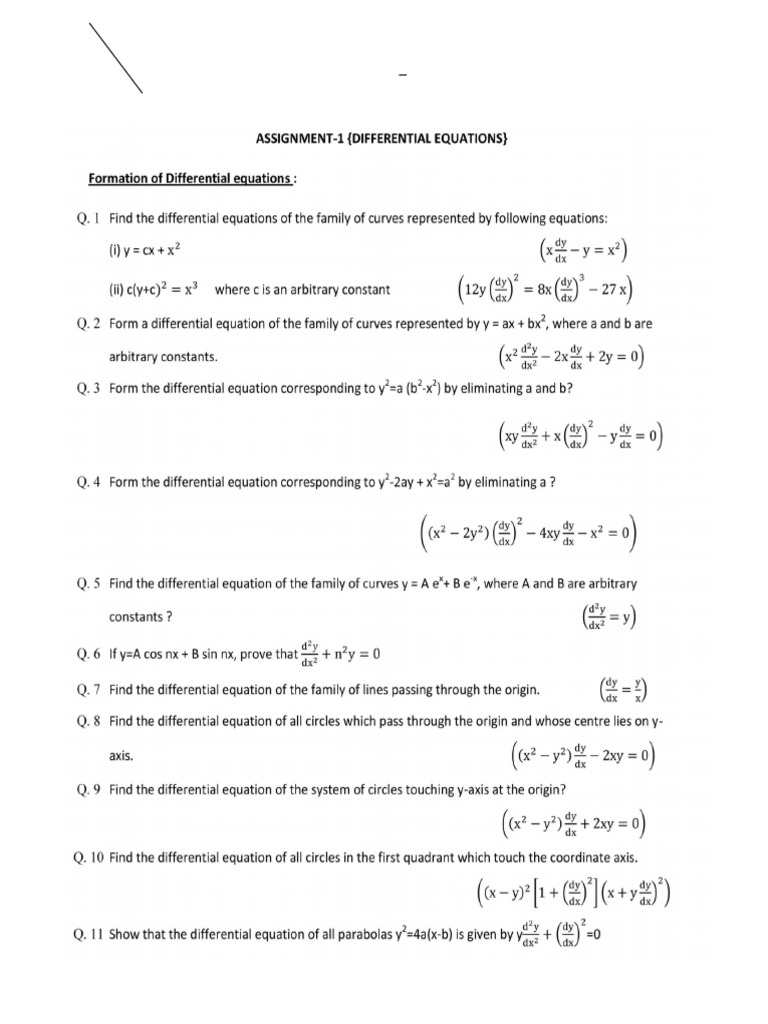 Differential Equation | PDF