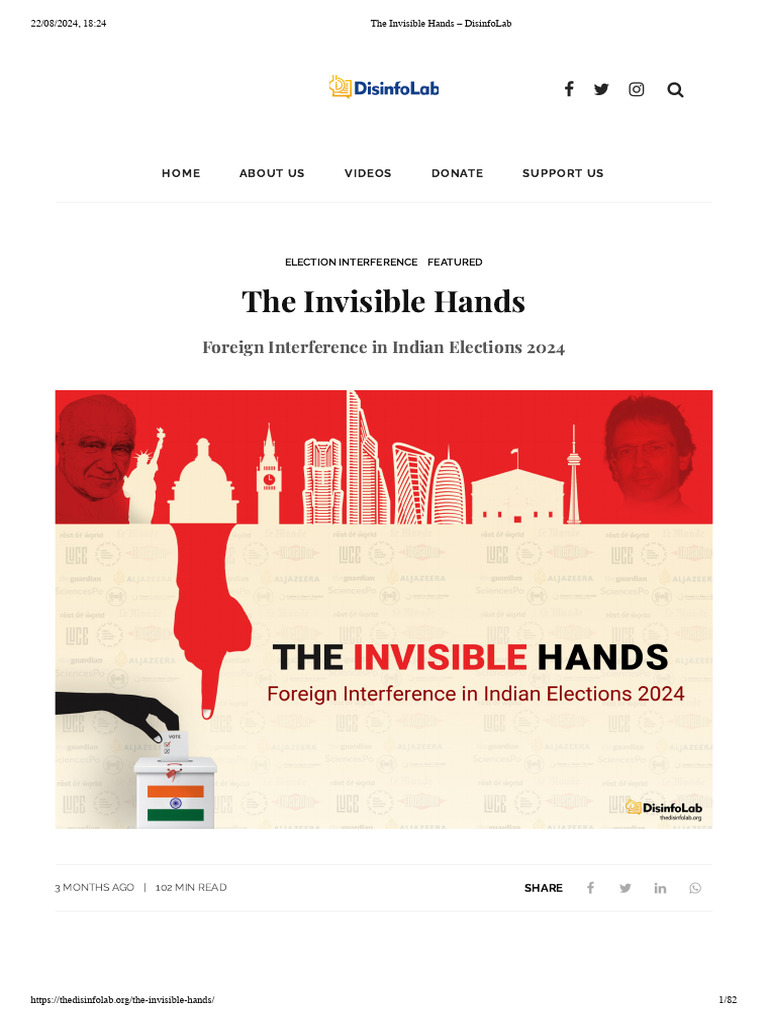 The Invisible Hands – DisinfoLab | PDF