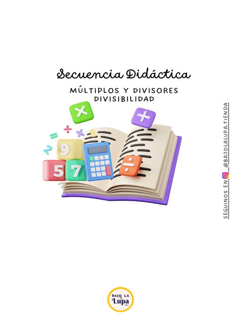 Secuencia Didáctica Múltiplos y Divisores Divisibilidad | PDF ...