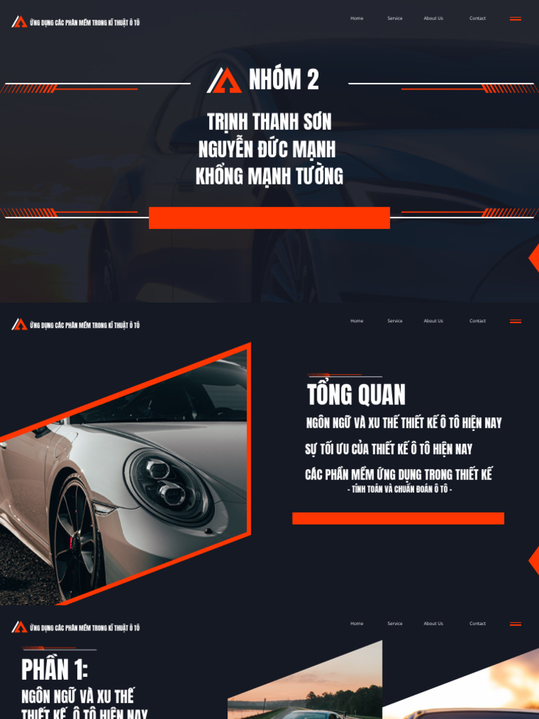 Nhóm 2 NG D NG PM Trong KT Ô Tô | PDF