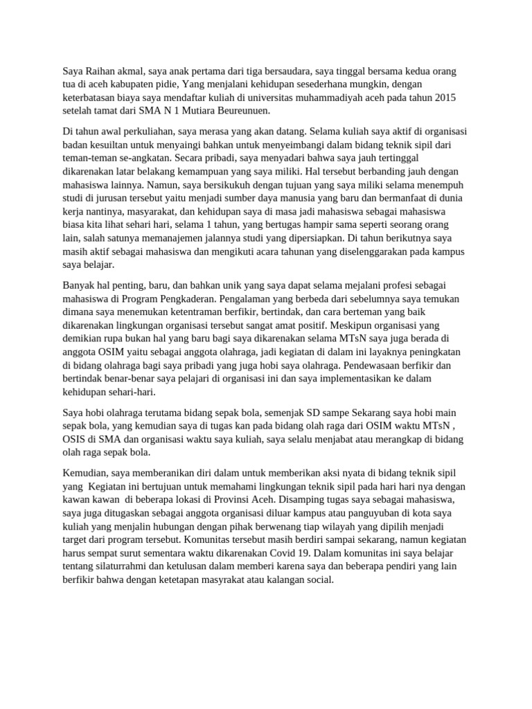 Essay Beasiswa LPDP | PDF | Karier & Perkembangan | Ilmu Sosial