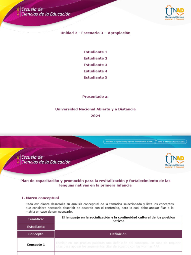 Anexo 1 - Formato Escenario 3 - Apropiación | PDF