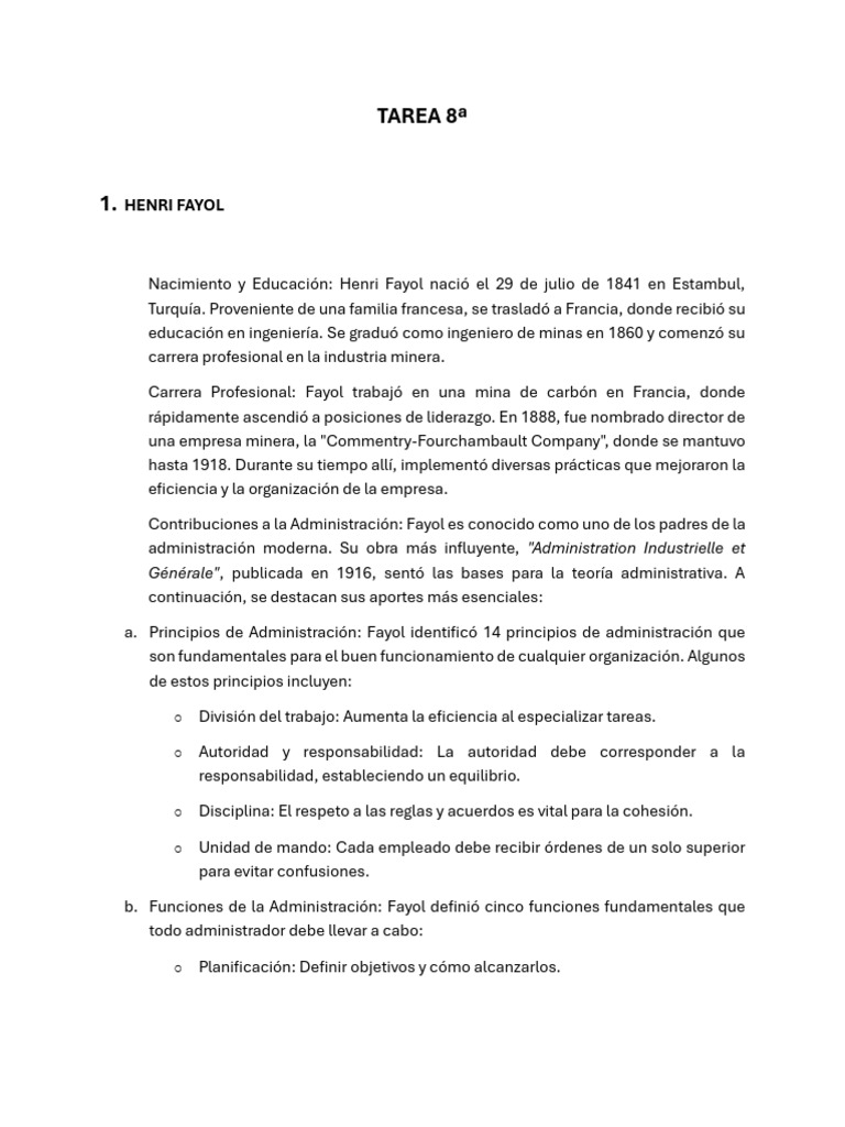 TAREA 8A | PDF | Business