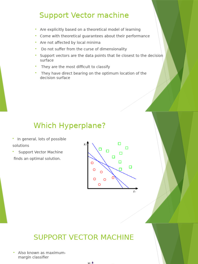 Support Vector Machine | PDF | Mathematical Optimization | Support Vector Machine