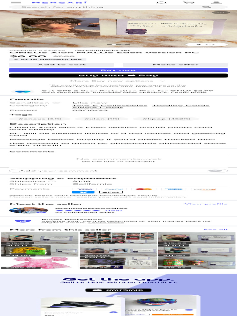 ONEUS Xion MALUS Eden Version PC Mercari | PDF