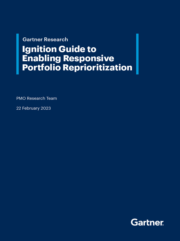 Ignition Guide To Enabling Responsive Portfolio Reprioritization | PDF ...
