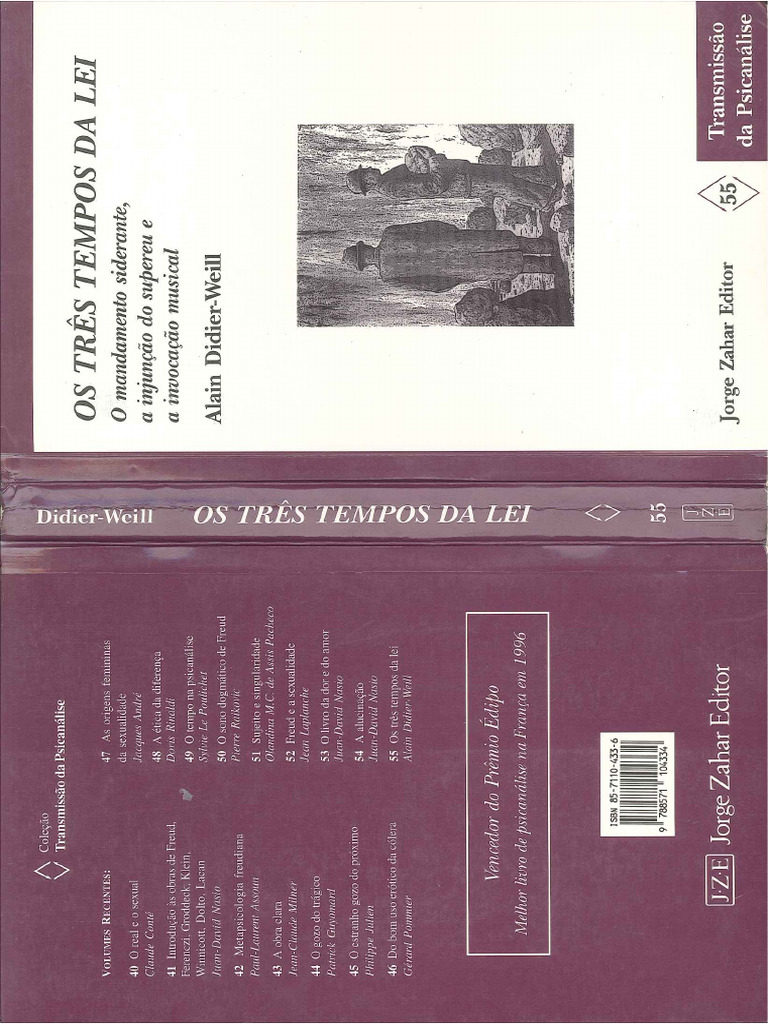 Os Três Tempos Da Lei - Alain Didier Weil | PDF