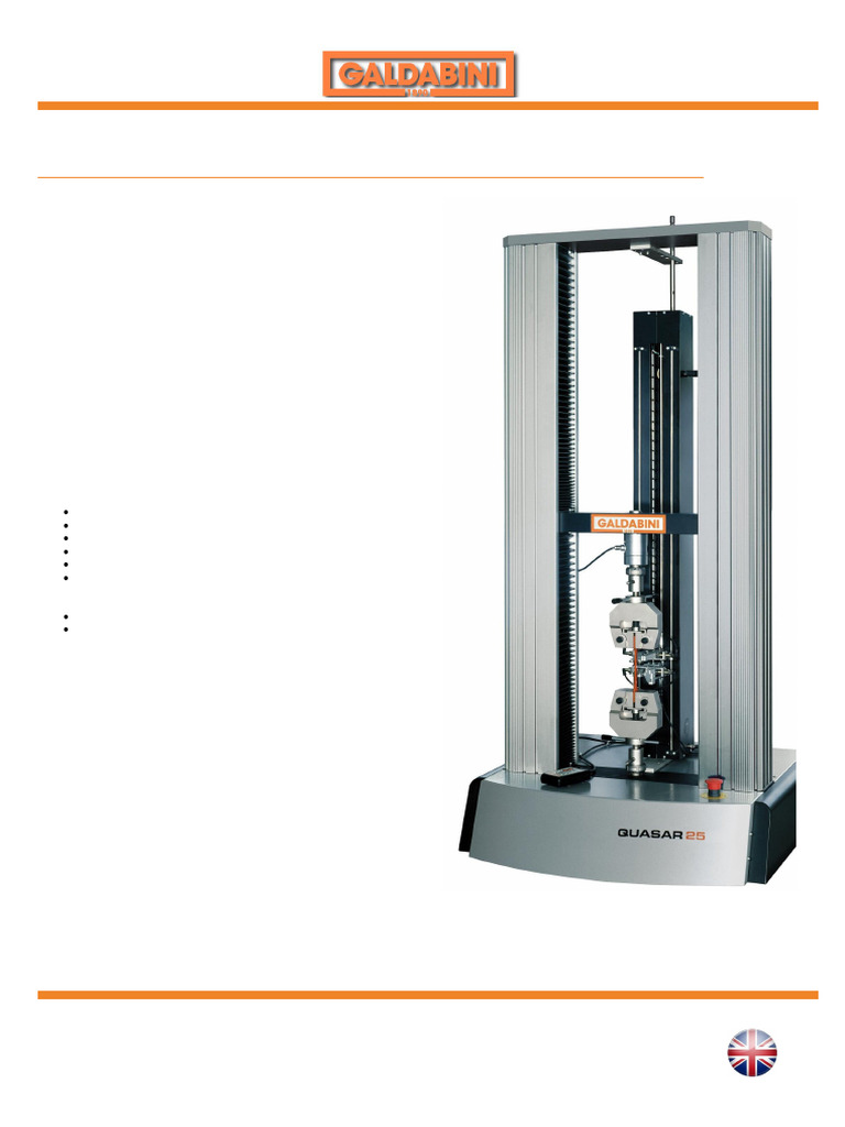 QUASAR 25kN TQ01.04.R02 English | PDF | Manufactured Goods