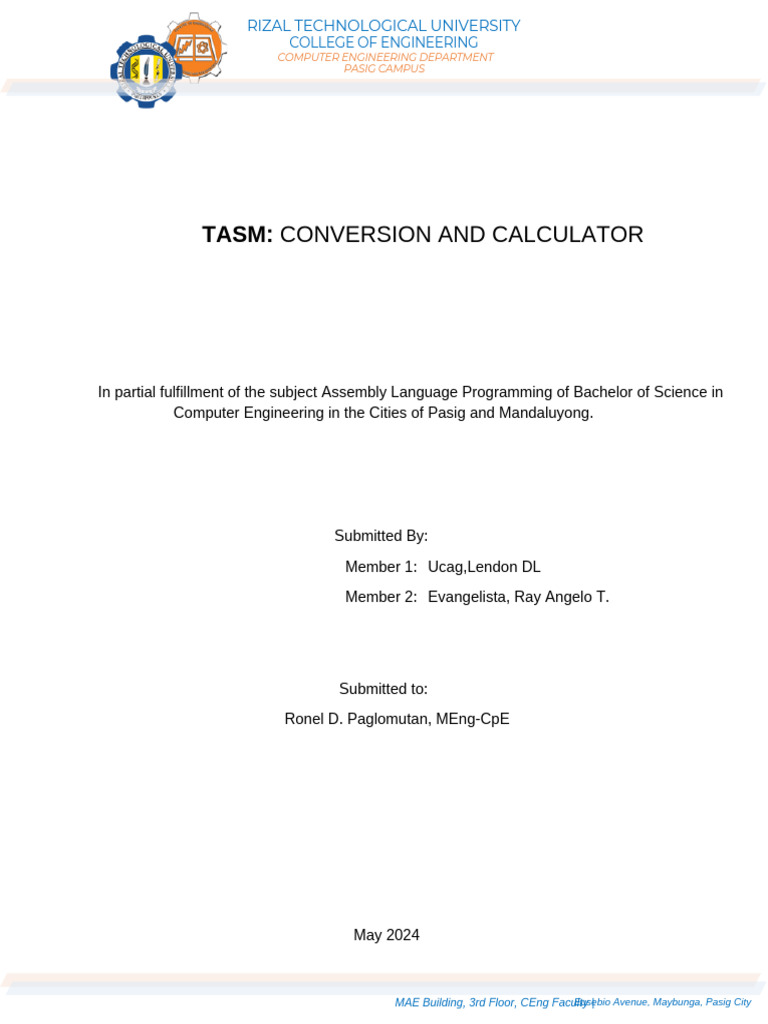 ALP DOCU FOR FINAL OUTPUT - PDF 1 | PDF | Menu (Computing) | Subtraction