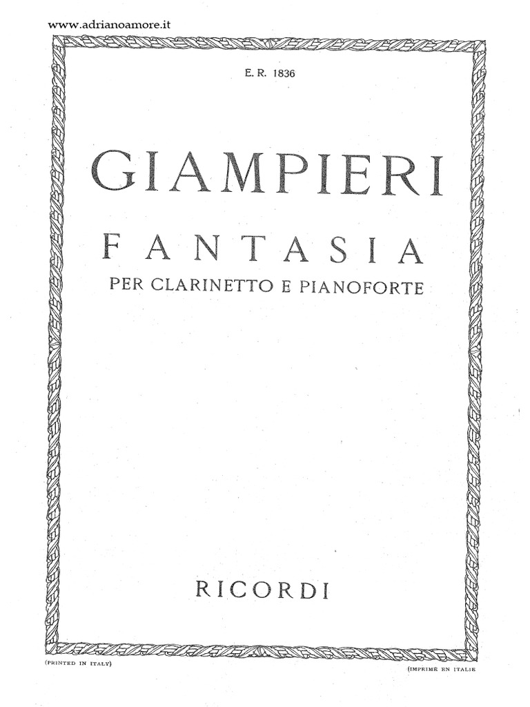 Giampieri - Fantasia | PDF