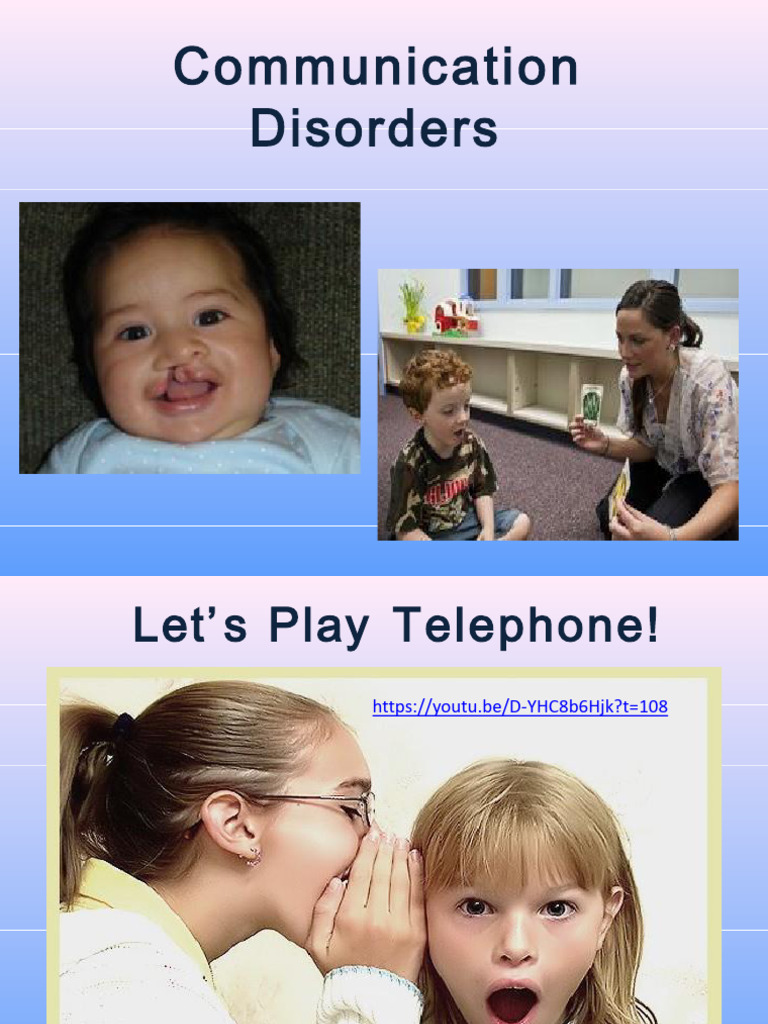 3. communication disorder | PDF | Speech | Word