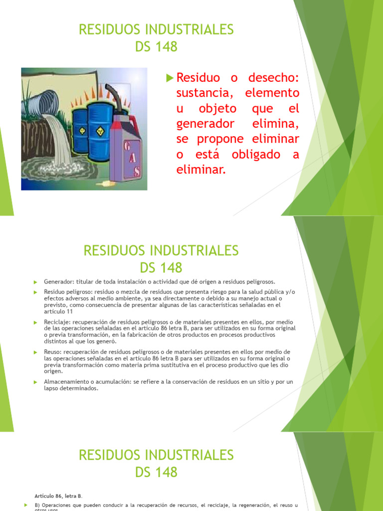 Gestión de Residuos Industriales Peligrosos | PDF | Residuos | Reciclaje