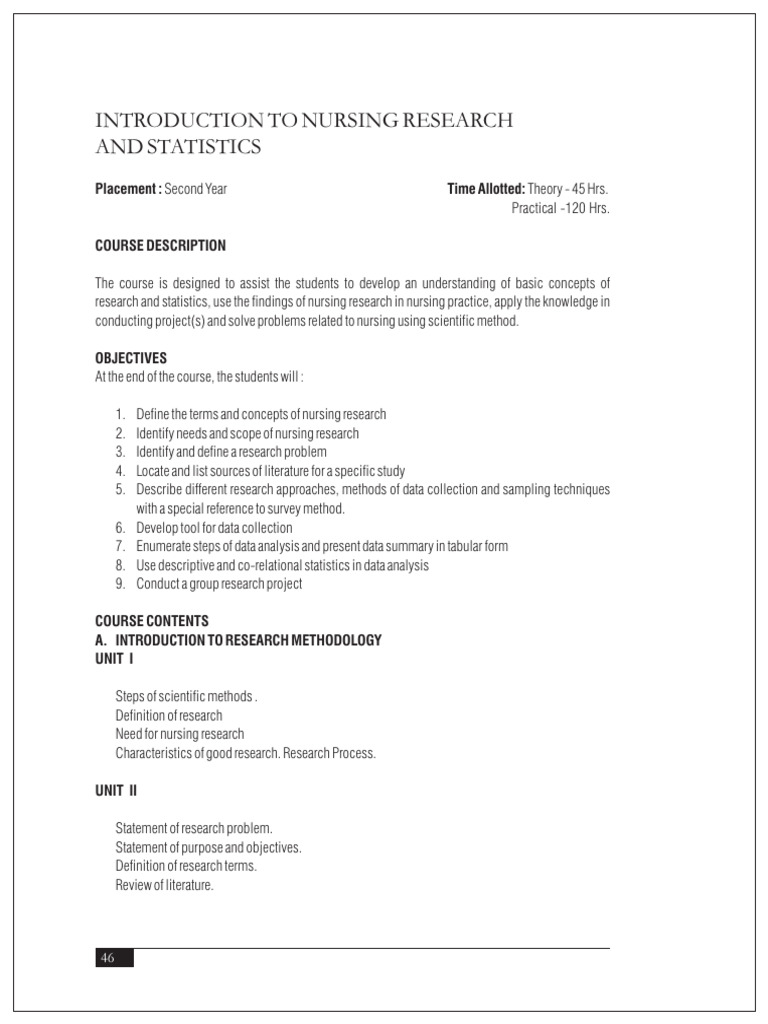 Introduction To Nursing Research Statistics | PDF | Statistics ...