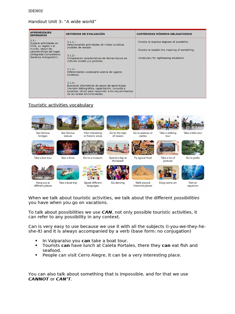 Unit 3 Handout | PDF