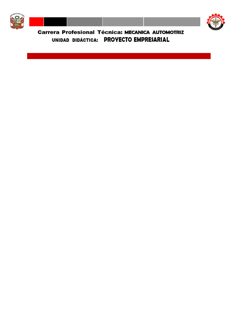 Tarea N°04-Proyecto Empresarial-Mecanica Automotriz | PDF