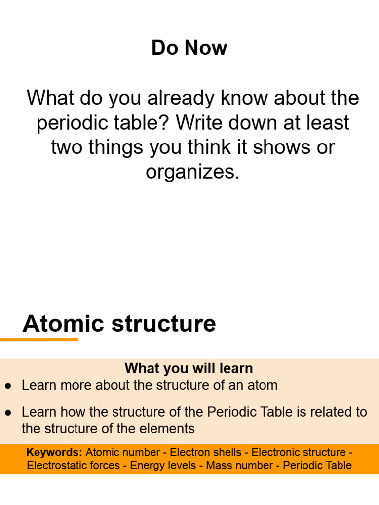 Understanding Atomic Structure Basics | PDF