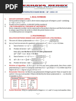 Maths FORMULA SHEET Class 10th (Prashant Kirad) | PDF | Factorization ...