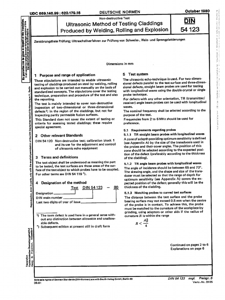 DIN 54123 | PDF
