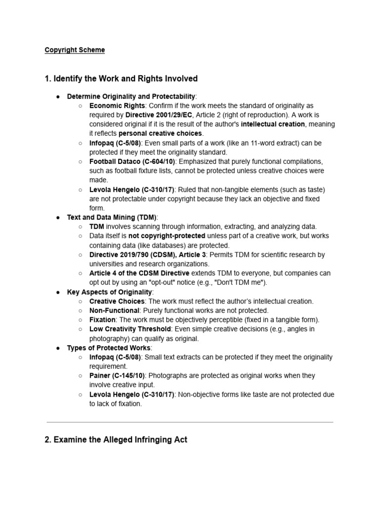 IP Law Schemes | PDF | Trademark | Copyright