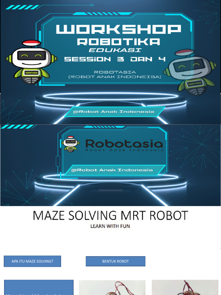 Robot Penjelajah Labirin Tinkercad | PDF | Metode & Bahan Ajar | Komputer