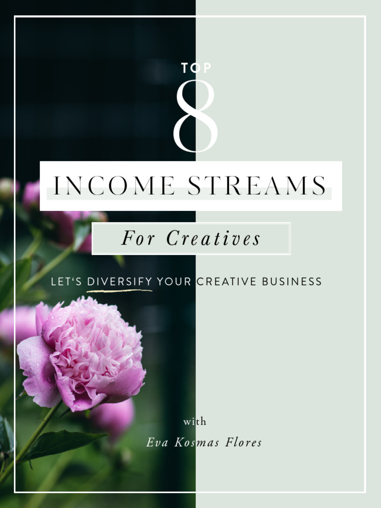 Top 8 Income Streams For Creatives | PDF | Subscription Business Model