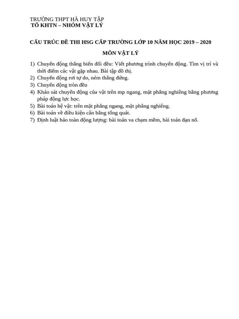 Cau Truc de HSG 10 F3660ca6e5 | PDF