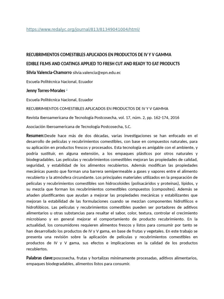 2016 - Fresh Cut Recubrimientos | PDF | Alimentos | Leche