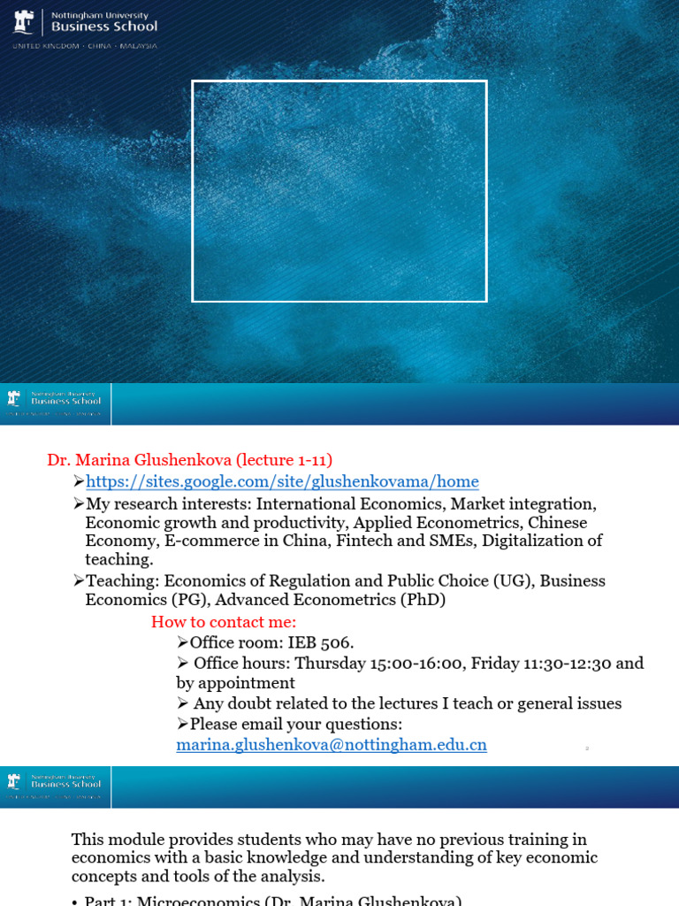 Introduction to Business Economics Module | PDF | Economics | Factors ...