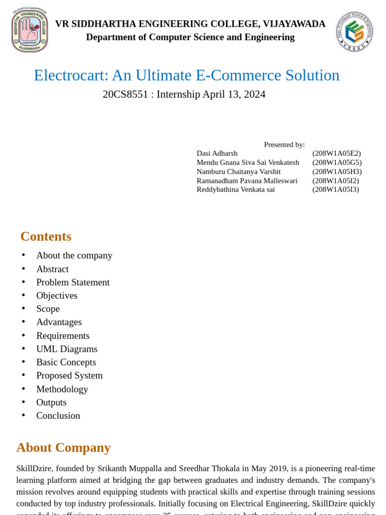 Final Internal Internship Report | PDF | World Wide Web | Internet & Web