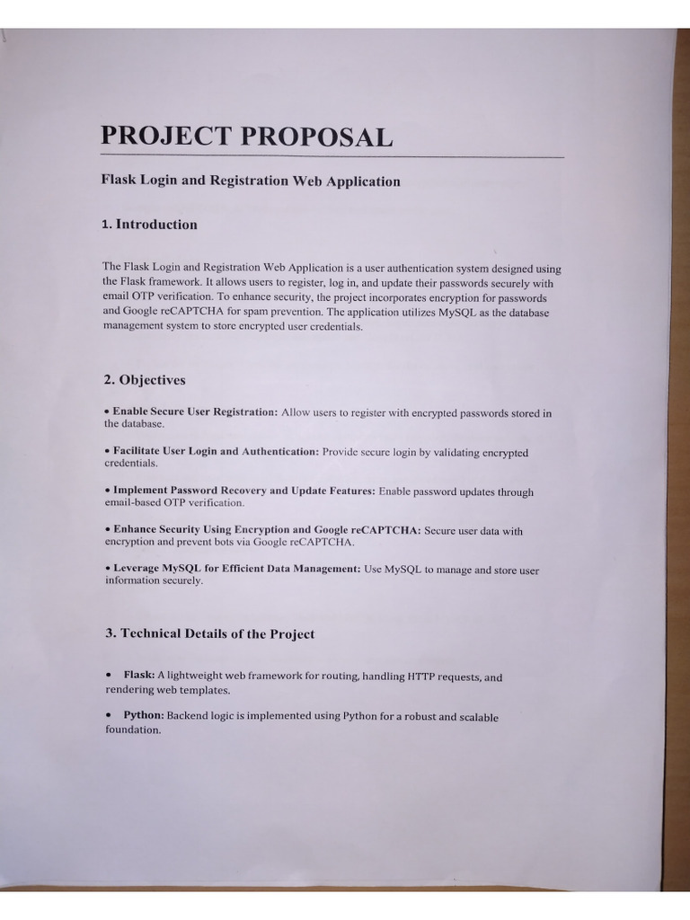 Project Proposal | PDF