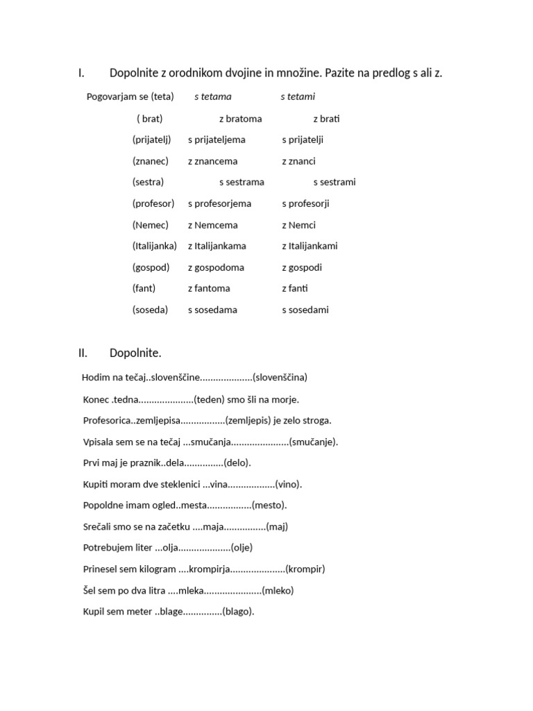 Vaje | PDF