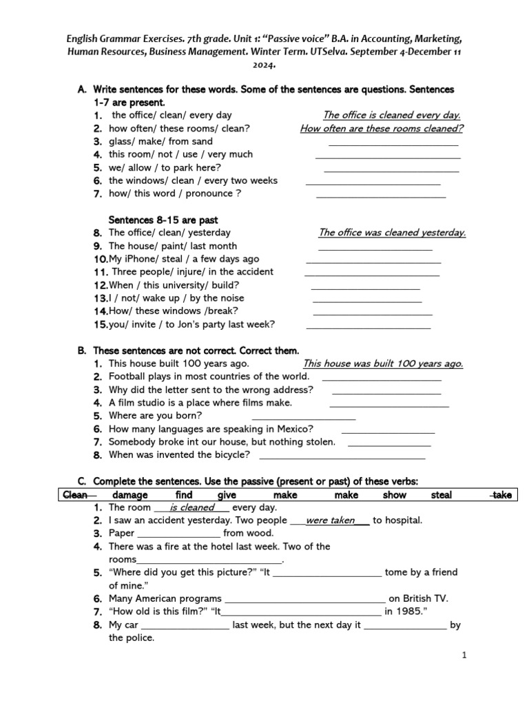 Passive Voice | PDF | Characters In Romeo And Juliet | Extraterrestrial ...