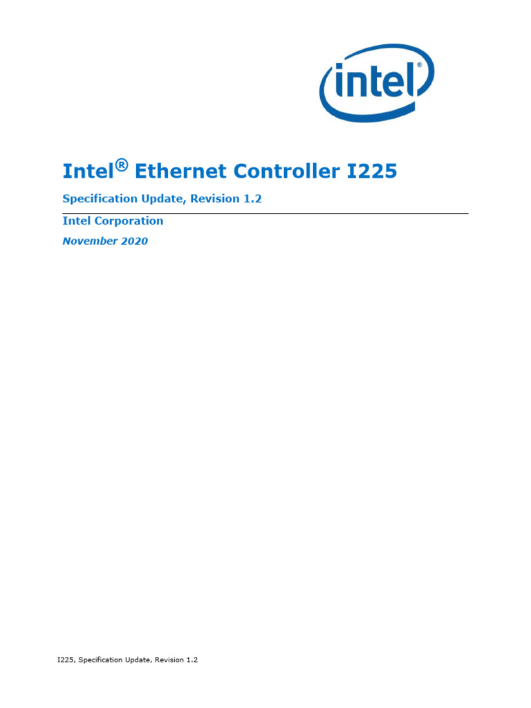 621661-Intel® Ethernet Controller I225-Public External Specification ...