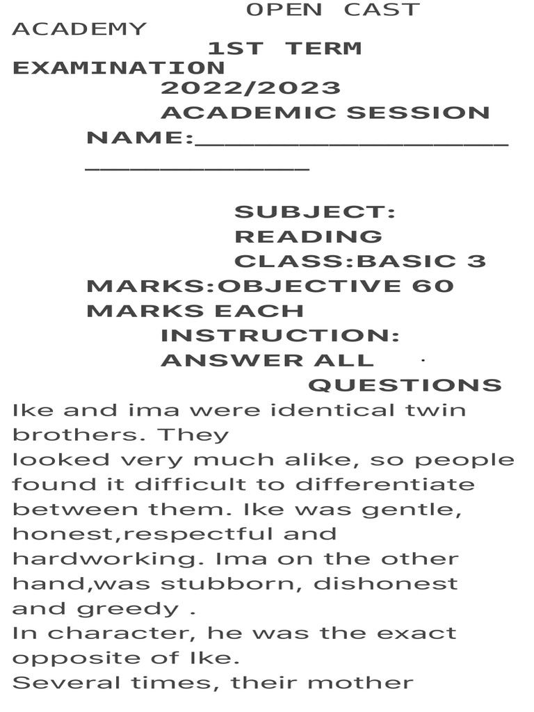 Open Cast Academy | PDF