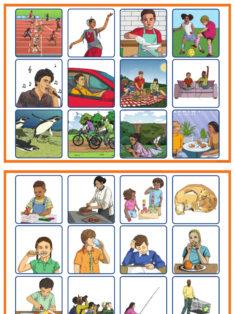 Guess The Picture Cut Iut Cards | PDF