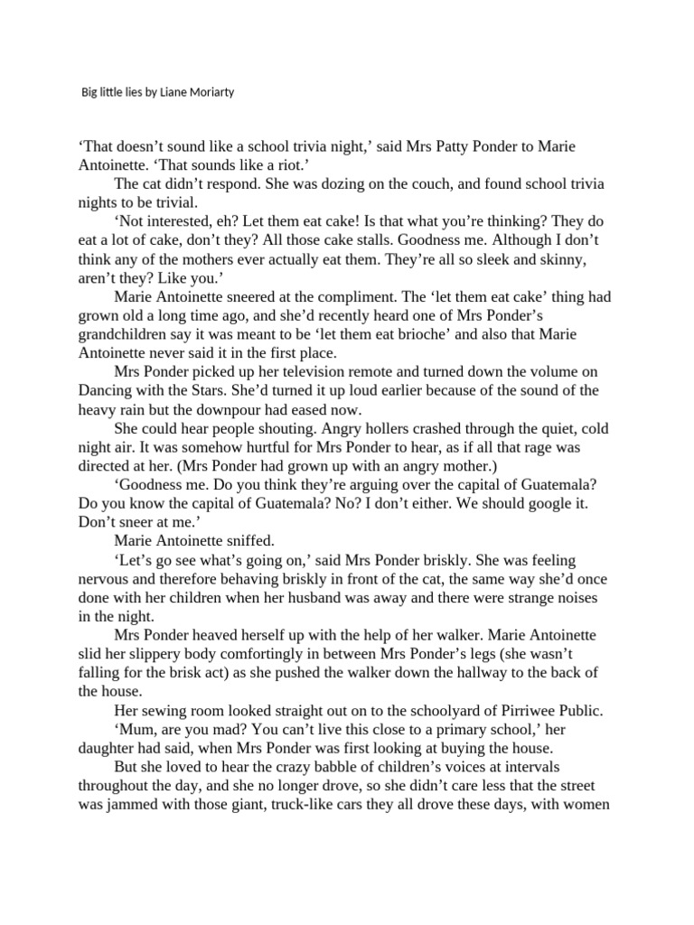 Big Little Lies by Liane Moriarty | PDF