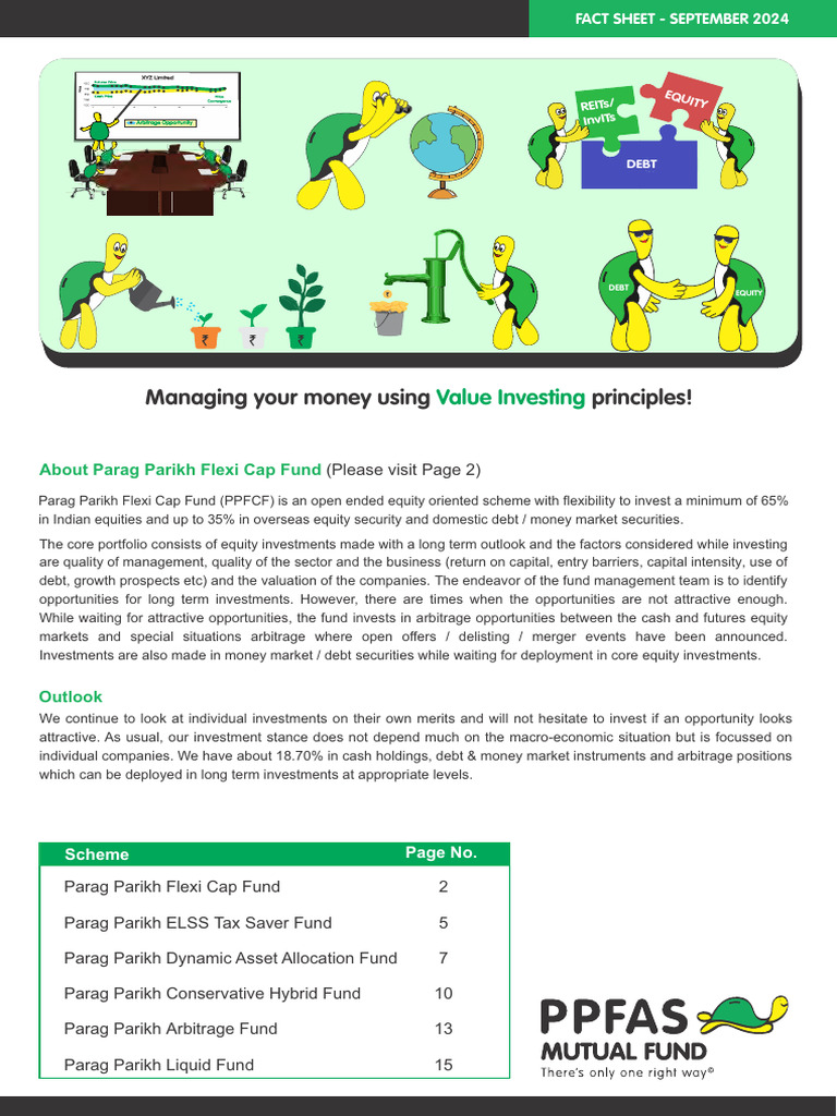 Ppfas MF Factsheet For September 2024 | PDF | Investing | Securities ...
