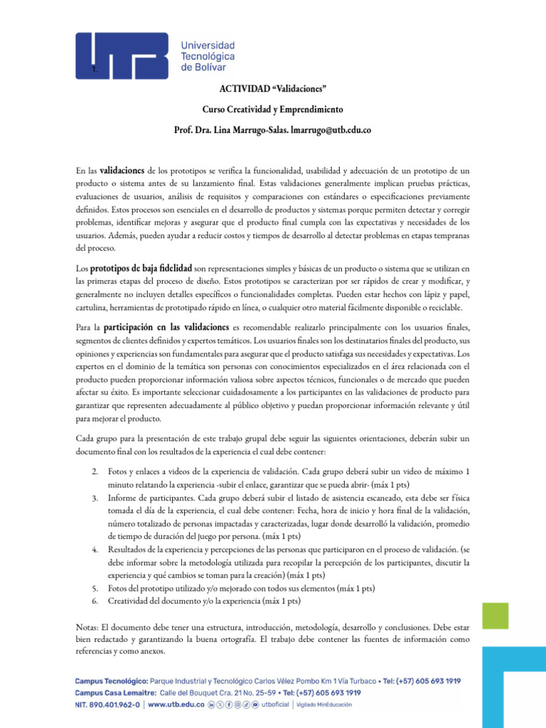 GO - Validaciones | PDF | Usabilidad | Informática