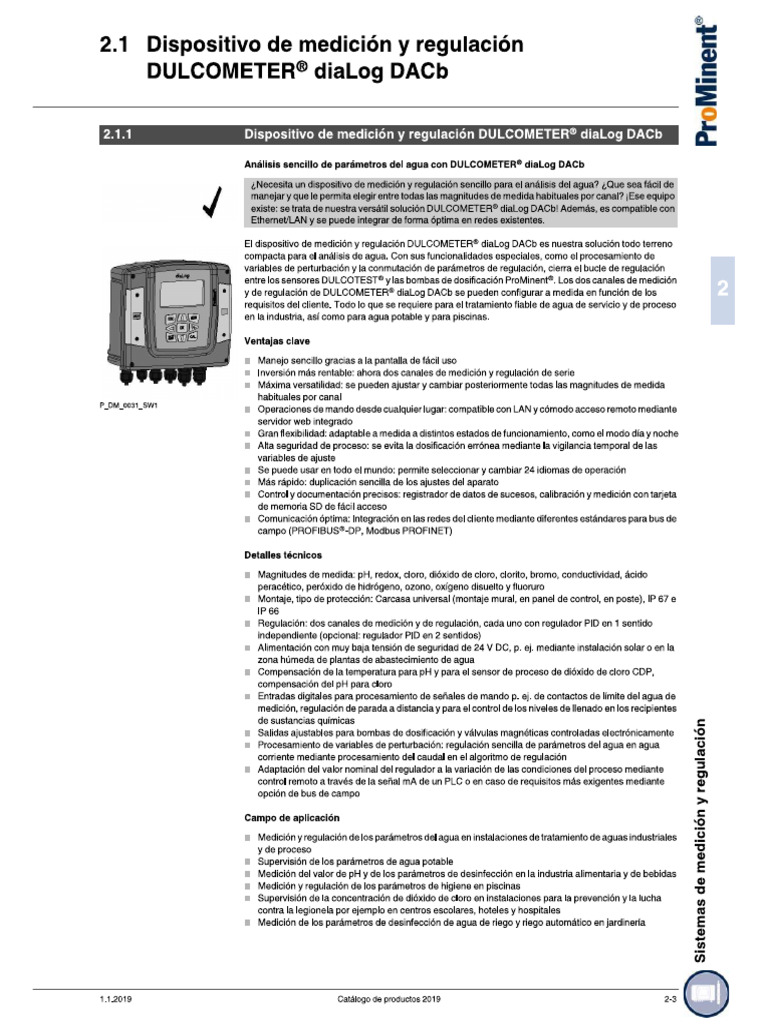Ficha Técnica - Controlador | PDF