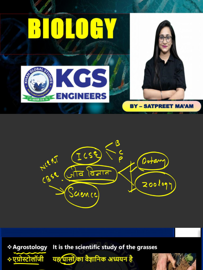 Lecture-02 Branches of Biology (Part-1) | PDF