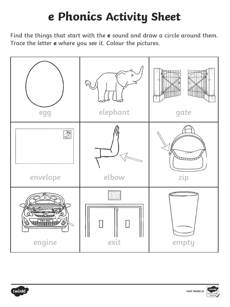 Roi L 78 e Phonics Worksheet - Ver - 3 | PDF | Art