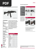 Ak 47 Blueprints | PDF | Firearms | Projectile Weapons