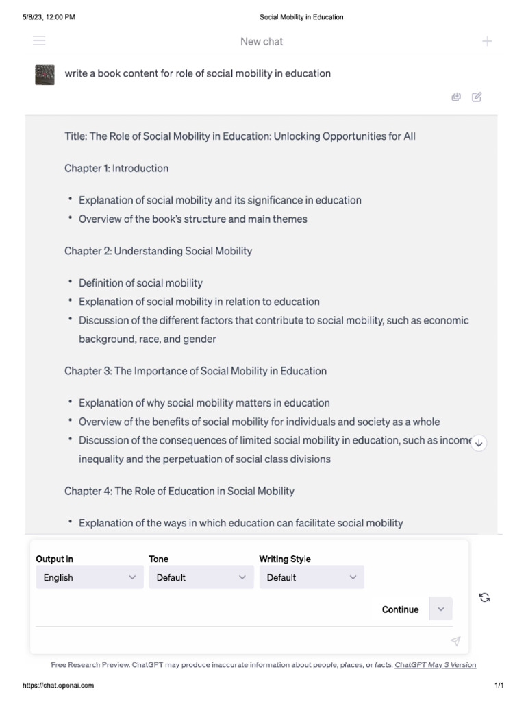 Social Mobility | PDF