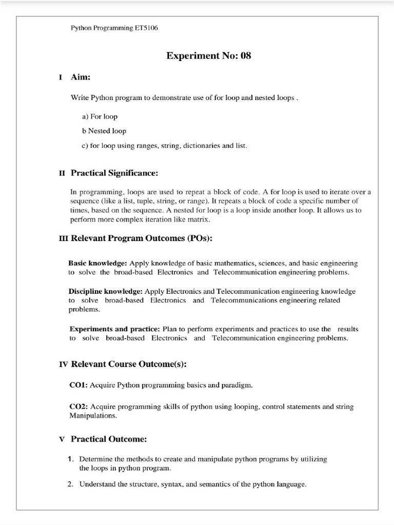 Python Practical 9 | PDF