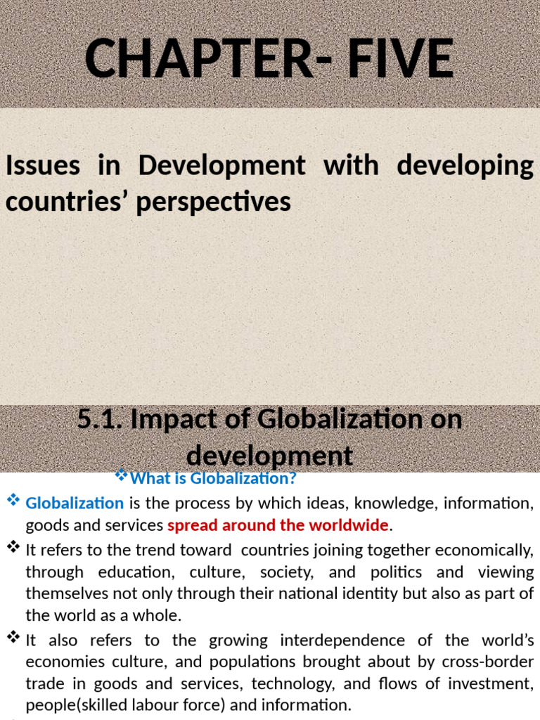 CH-5 | PDF | Globalization | Aids