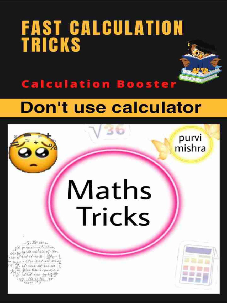 Maths calculation tricks (1) | PDF