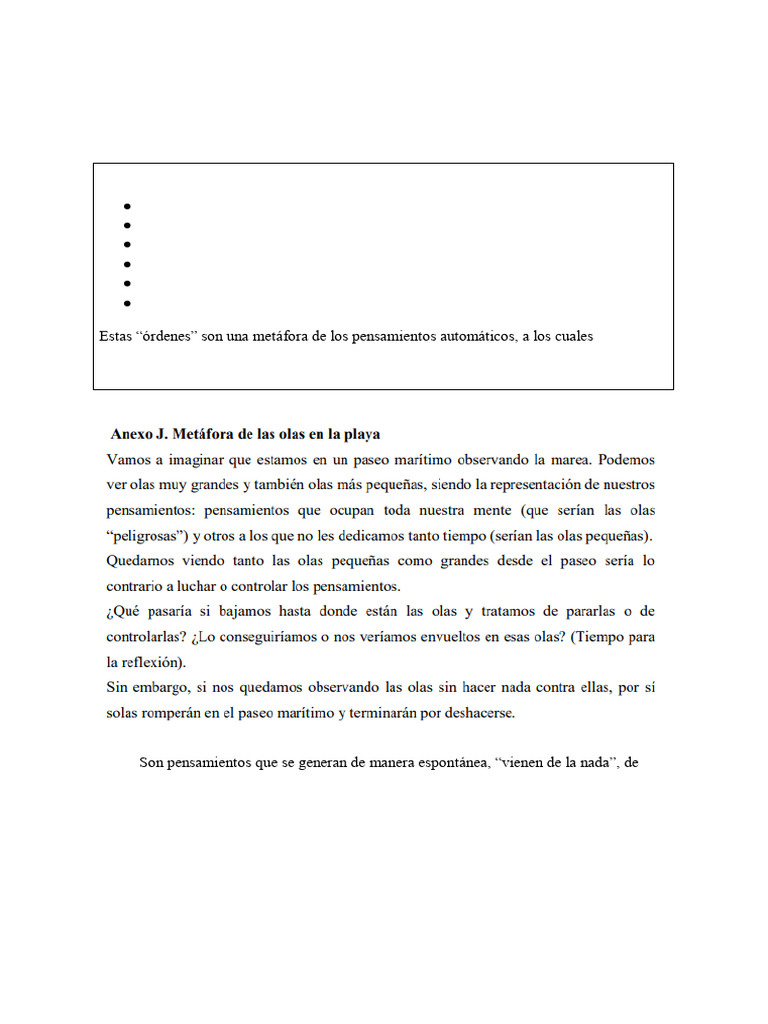 Pensamientos Automaticos Pdf Pensamiento Evidencia