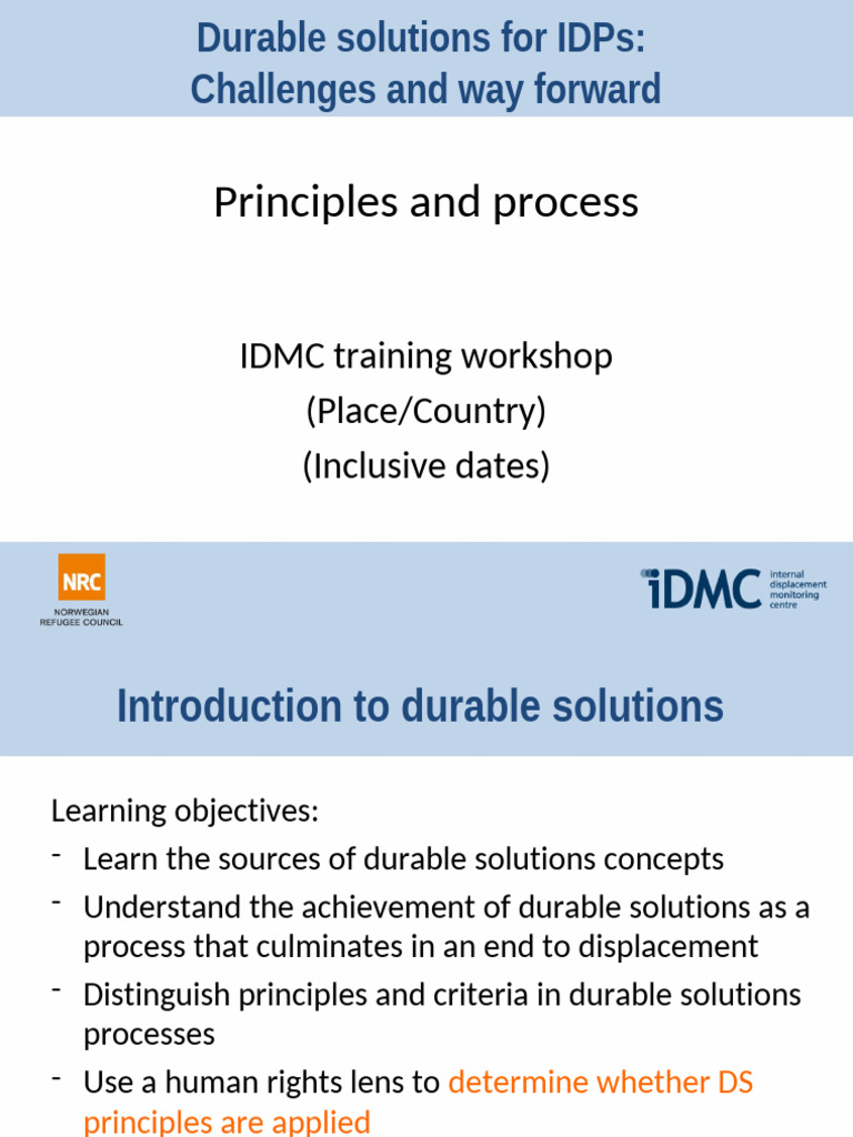 2 IDMC DS Module Basic Concepts On Process and Principles | PDF ...