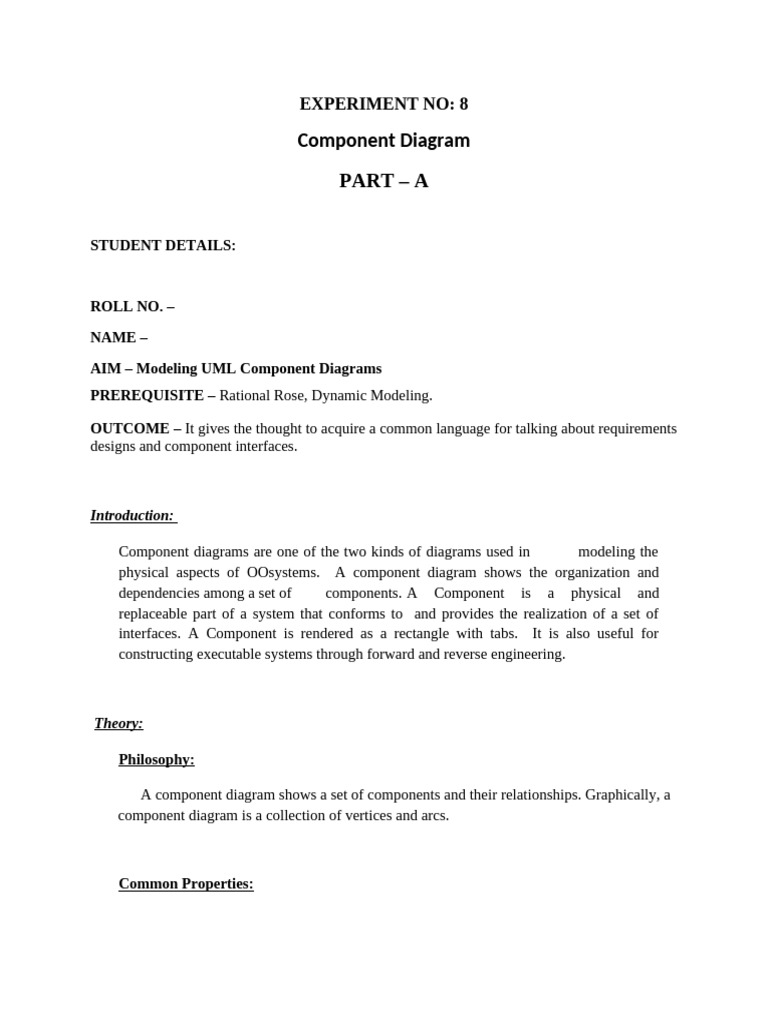 EXPERIMENT_NO9-_Component_Diagram_ayovEEun30 | PDF | Databases | Class (Computer Programming)