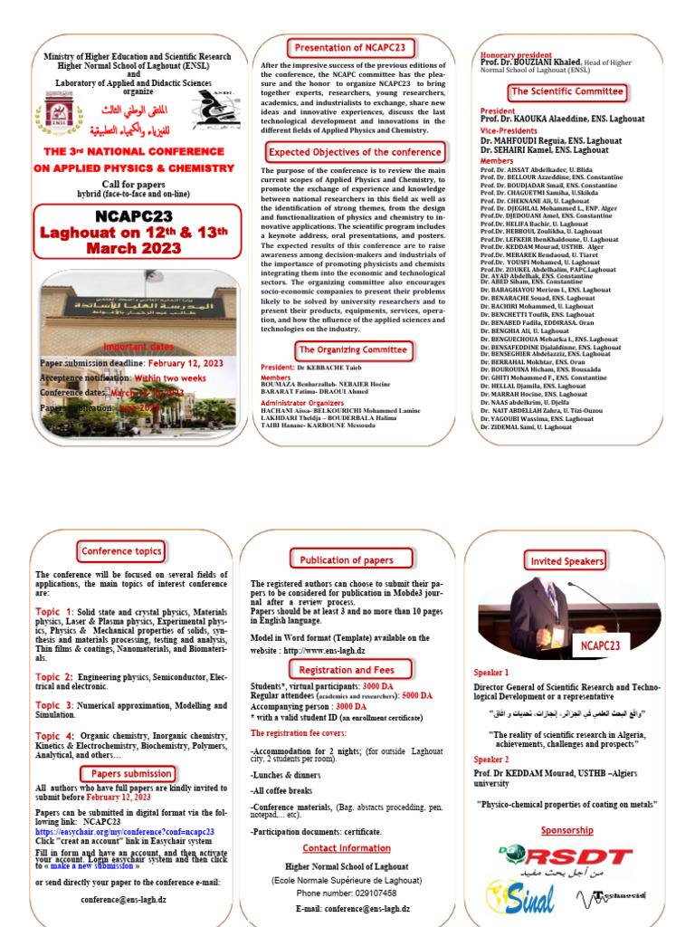 Depliant-1 | PDF | Physical Sciences | Materials Science